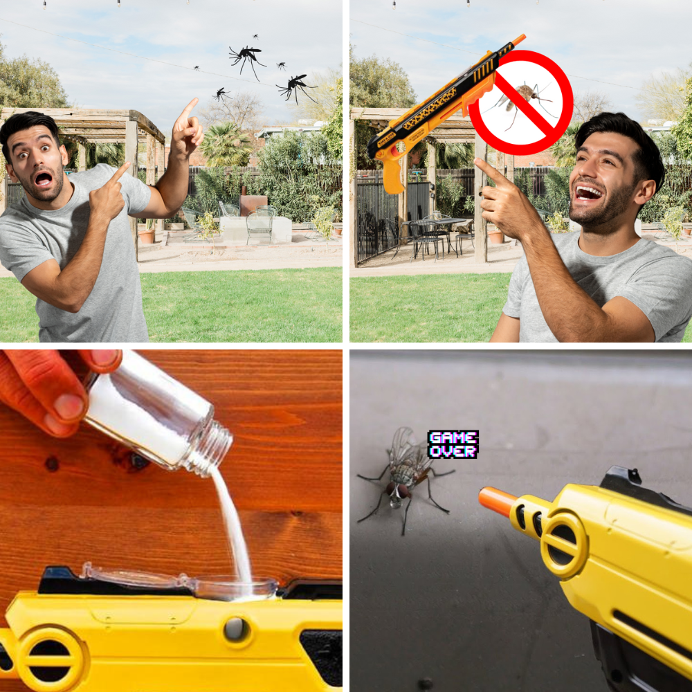 Vliegenmepper Zout pistool - Bug-A-Salt - Fly salt power gun Nu Voor ...