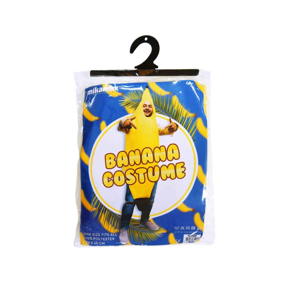 Bananen pak - Banana Costume Nu Voor Maar € 15,95 Bij MegaGadgets