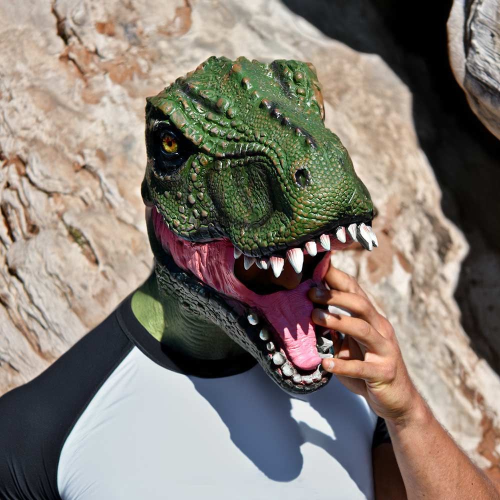 Dinosaurus Masker - Dinosaur Mask Nu Voor Maar € 14,95 Bij MegaGadgets